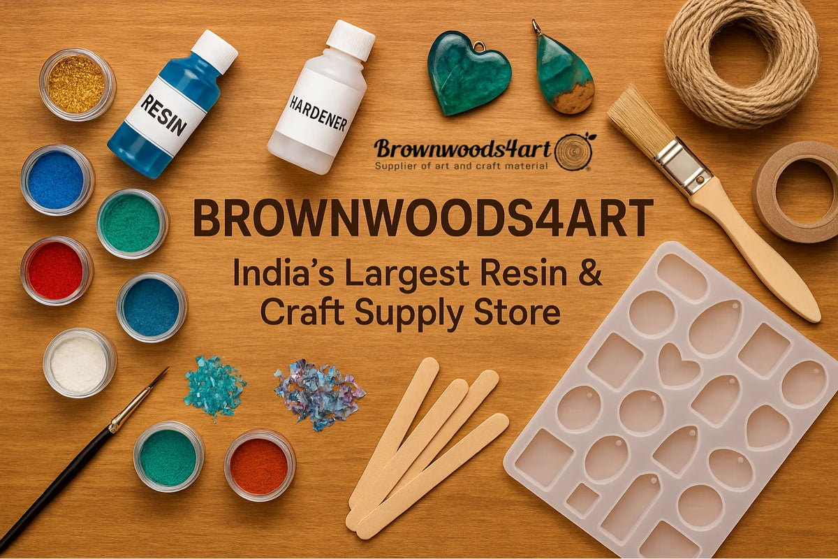 Brownwoods4Art: No.1 Resin & Craft Material Supplier in India ...
