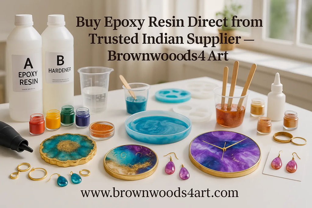 Buy Premium Epoxy Resin Online in India | Brownwoods4Art – Brownwoods4art