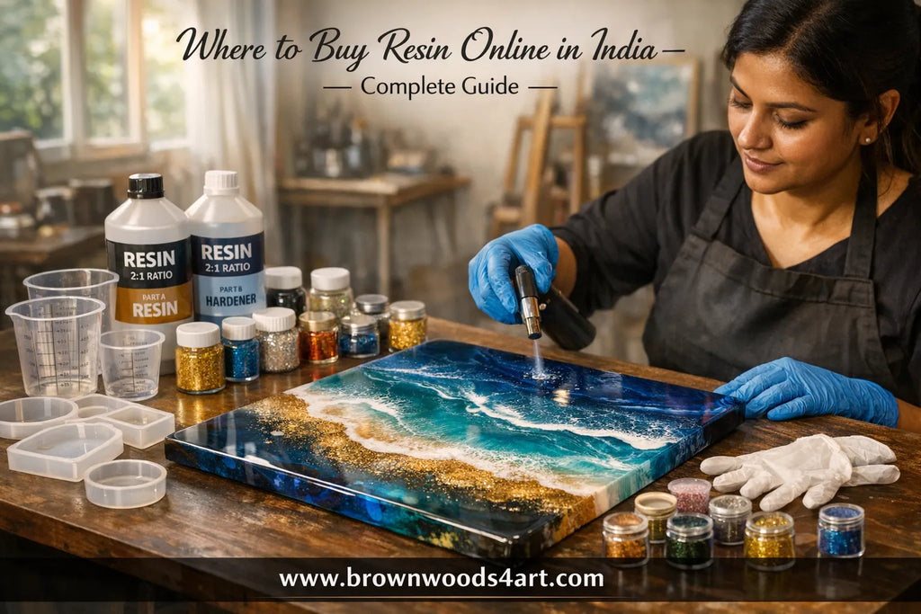 Where to Buy Resin Online in India | Complete Guide – Brownwoods4art