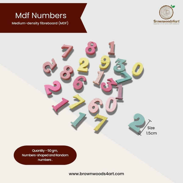 Mdf Numbers – Brownwoods4art