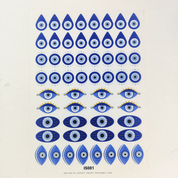 Evil Eye Transparent Sheet – Brownwoods4art