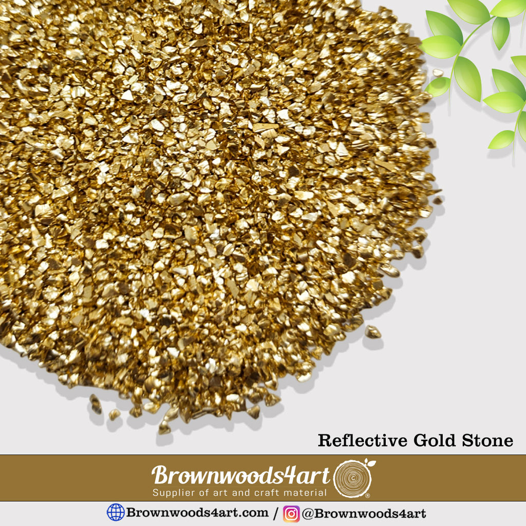 Premium Reflective Stone - Gold – Brownwoods4art