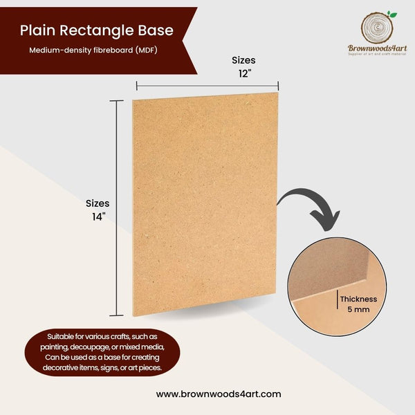 Plain Rectangle Base – Brownwoods4art