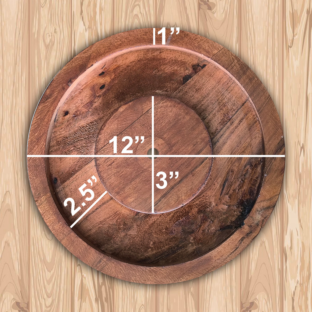 Premium Teak Wood Clock Base – Brownwoods4art