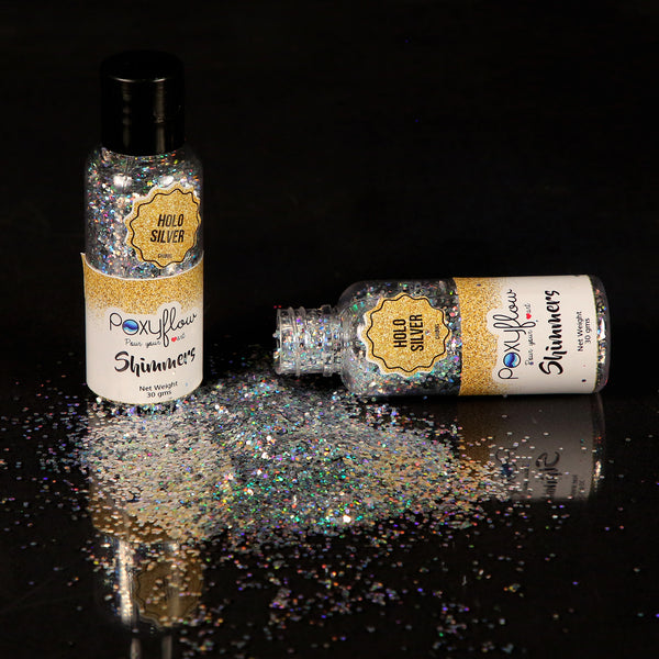 Buy Holo Silver Dust Glitter for Resin & DIY CraftsBuy Holo Silver Dust ...